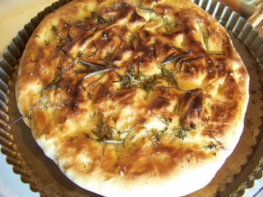 fougasse aux herbes et huile d'olive, la recette maison